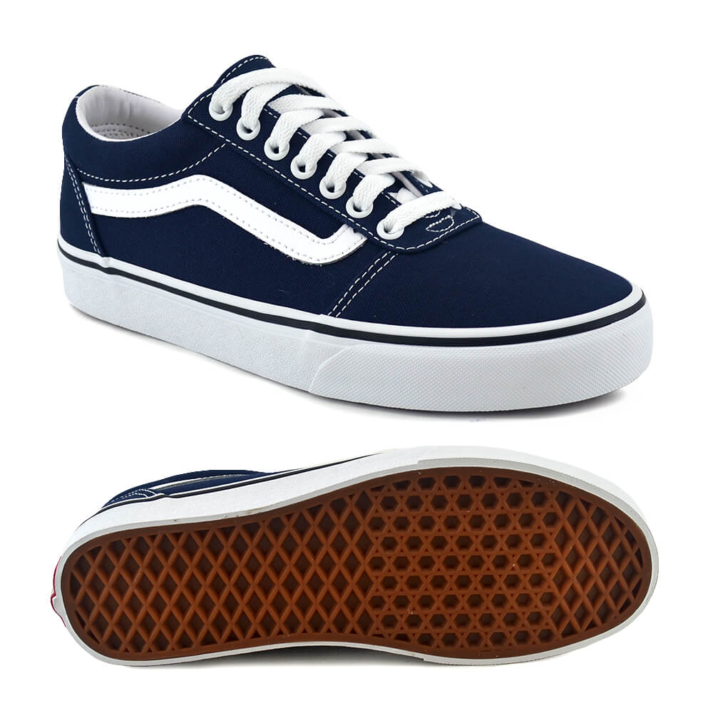 Zapatillas Vans | Zapatilla Vans Hombre Ward Azul/Blanco - FerreiraSport